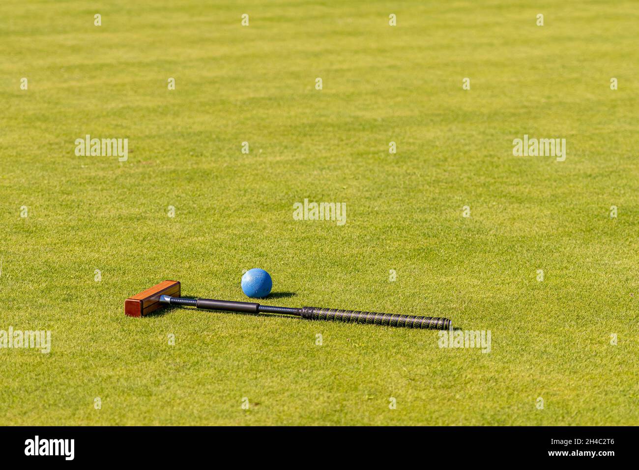 Wood croquet set hi-res stock photography and images - Alamy