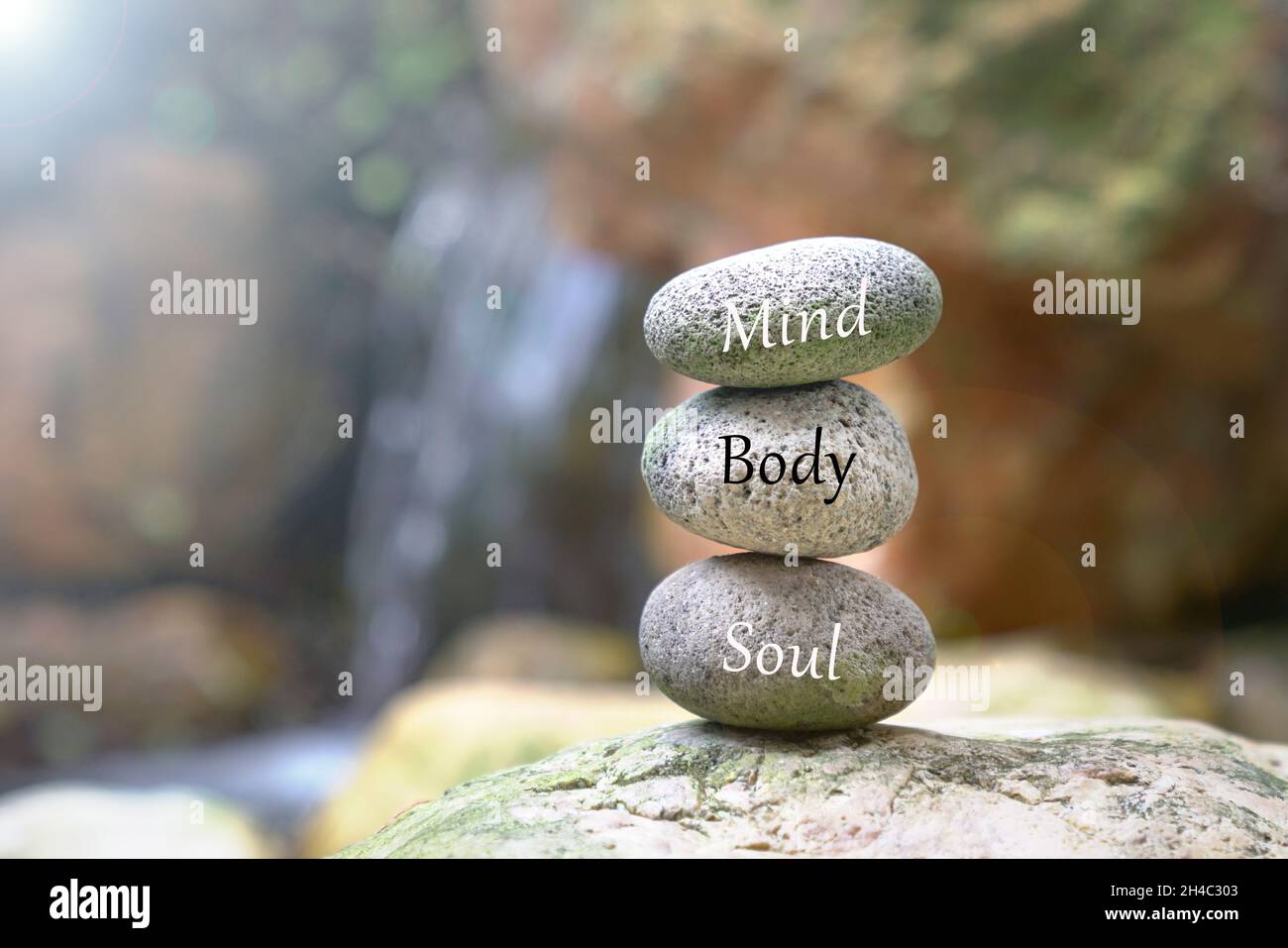 Harmony body mind soul spirit hi-res stock photography and images - Alamy