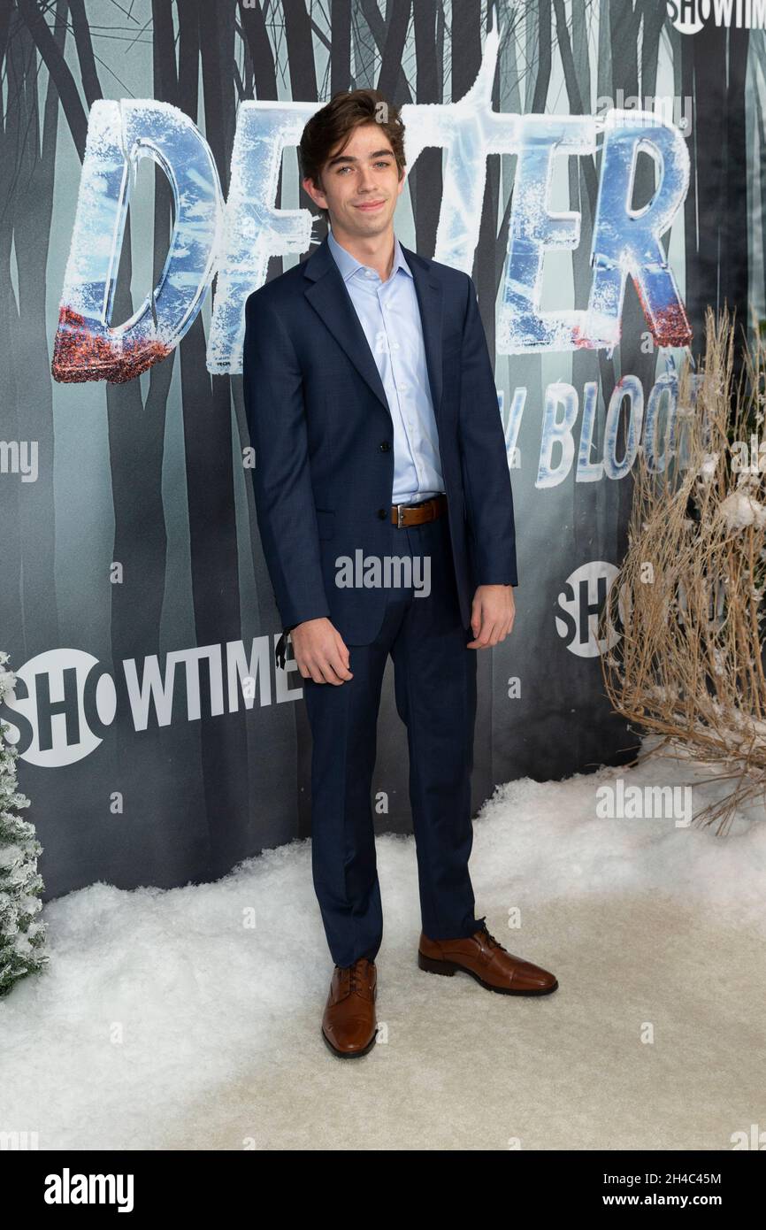 New York, NY - November 1, 2021: Andrew Fama attends the world premiere ...