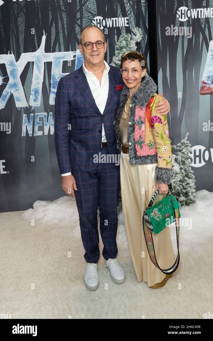 New York, NY - November 1, 2021: David Nevins and Andrea Blaugrund ...