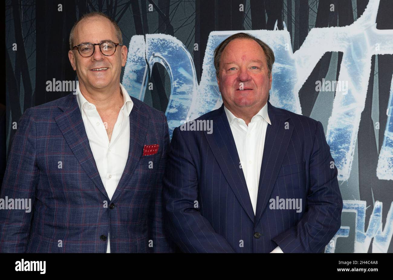 New York, NY - November 1, 2021: David Nevins and Robert M. Bakish ...