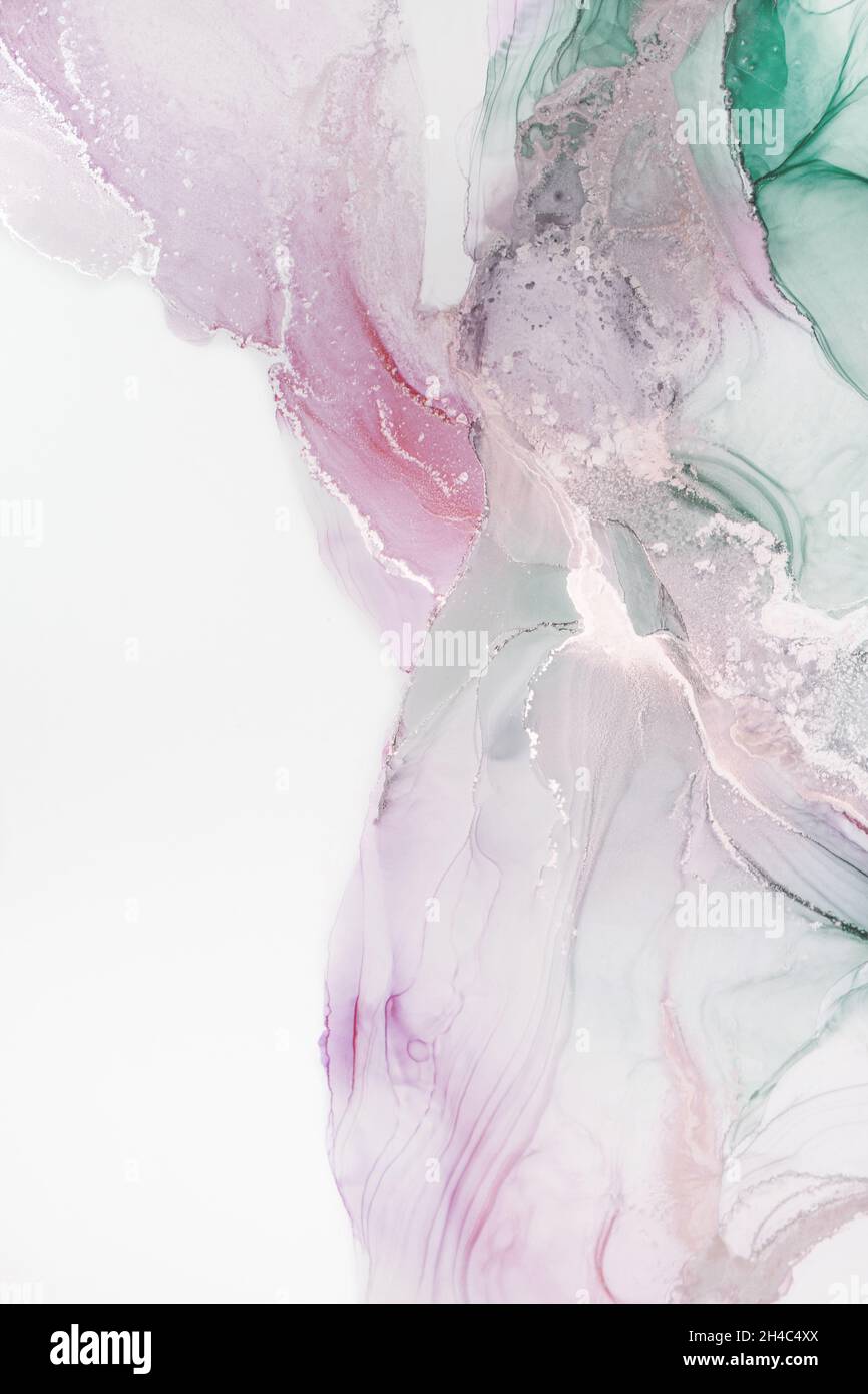 Marble stone glowing golden veins. High resolution. Abstract fluid art ...