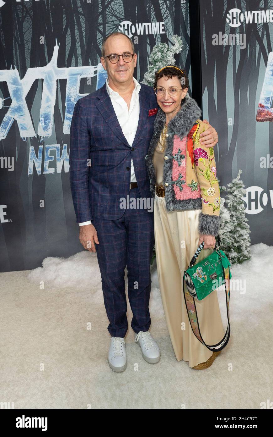 New York, USA. 01st Nov, 2021. David Nevins and Andrea Blaugrund attend ...