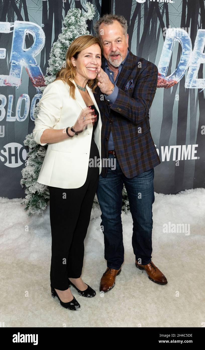 New York, NY - November 1, 2021: Amy Israel and David Costabile attend ...