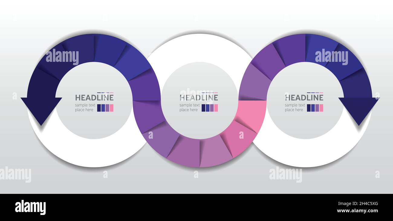Devops, infinity infographic. 3 step options template, scheme, diagram, chart Stock Vector Image ...