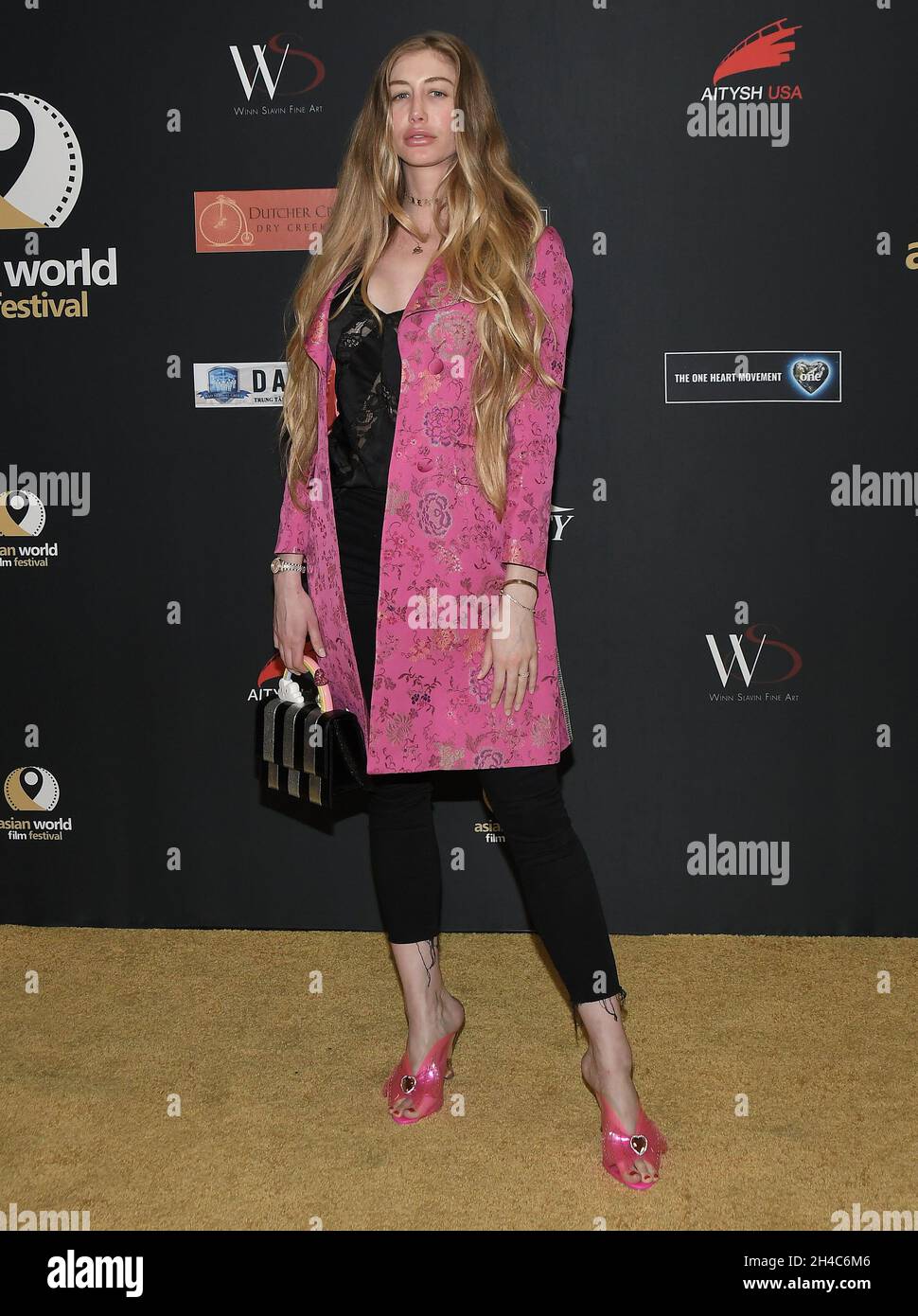 Shelby Smith arrives at the 2021 Asian World Film Festival - Opening ...