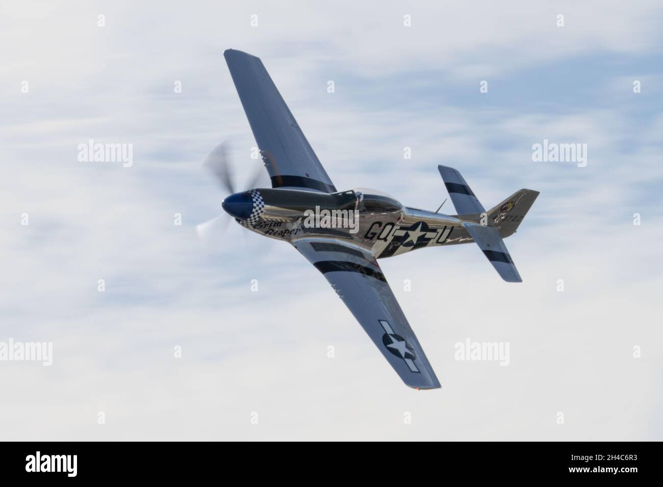 P 51d mustang perform overhead during 40th annual california ...