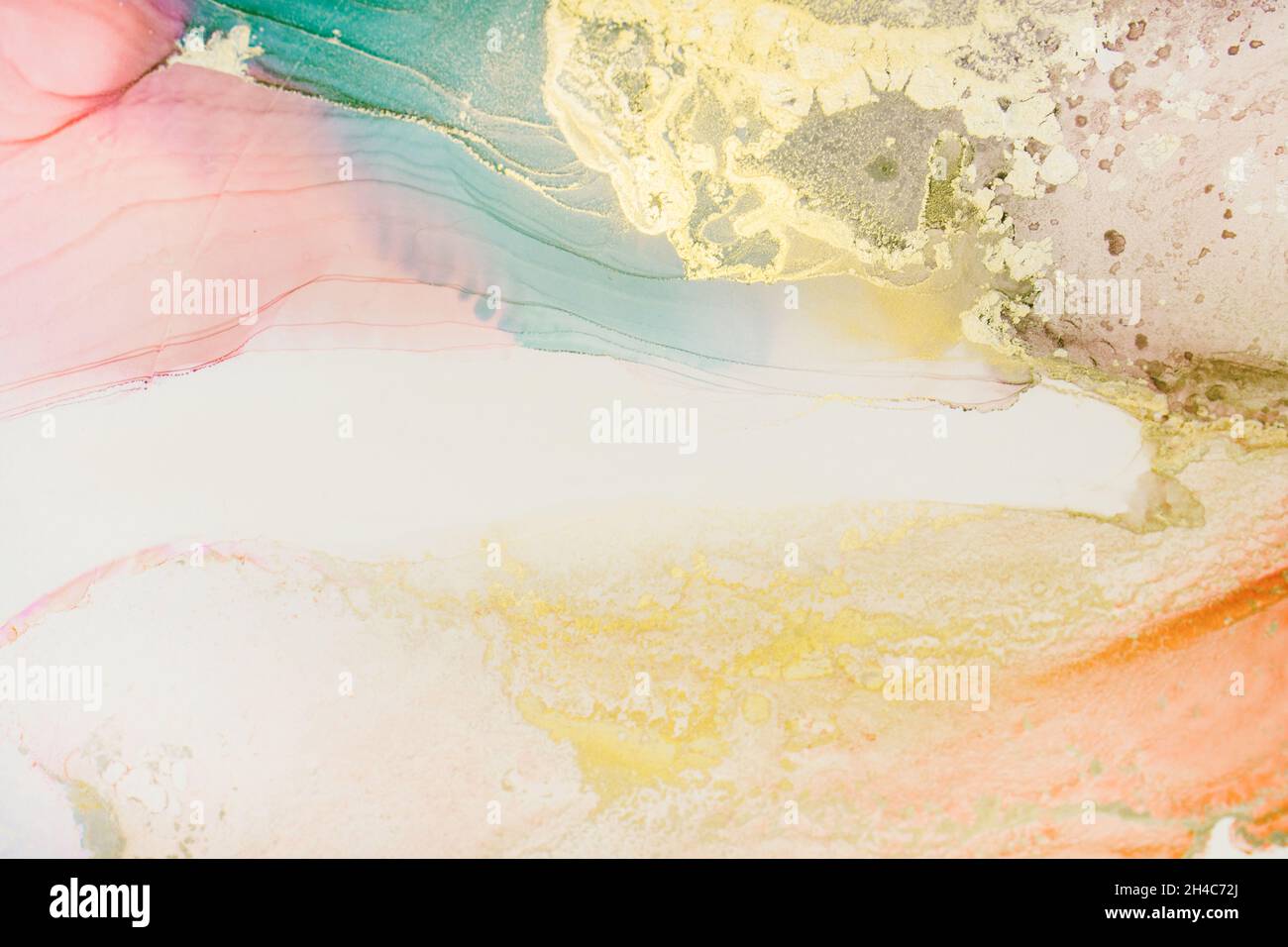 Marble stone glowing golden veins. High resolution. Abstract fluid art ...