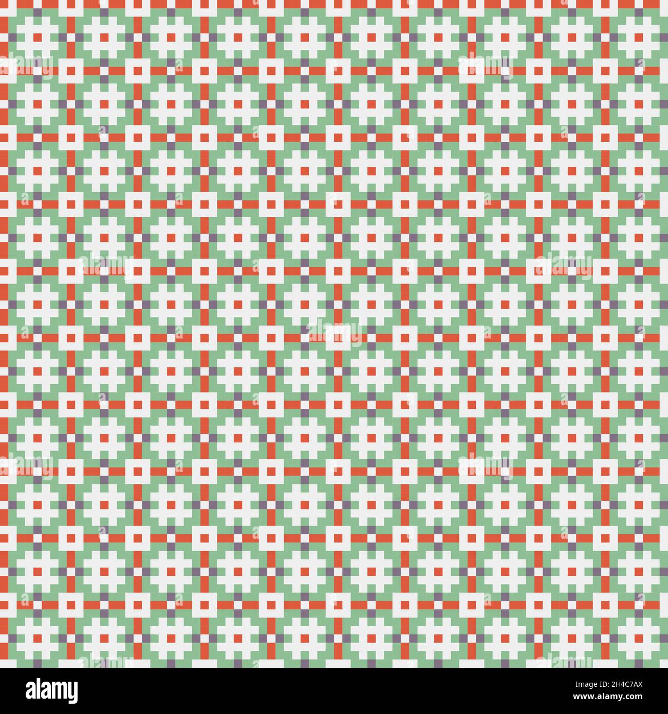 Abstract Cross-Pattern Dotted generative computational art illustration ...