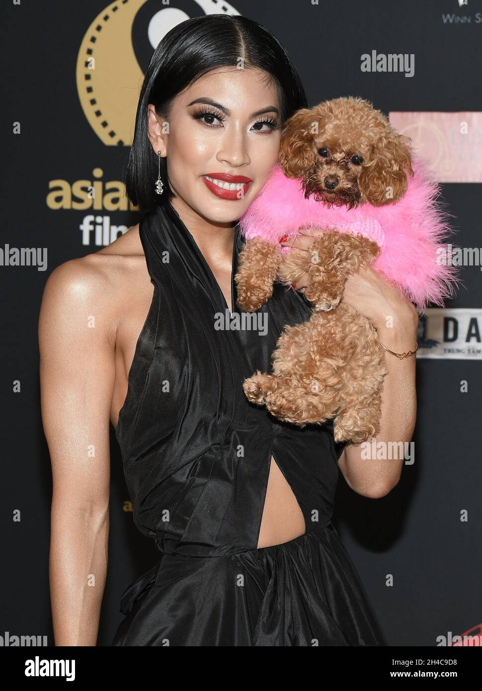 Ivana Nguyen arrives at the 2021 Asian World Film Festival - Opening ...