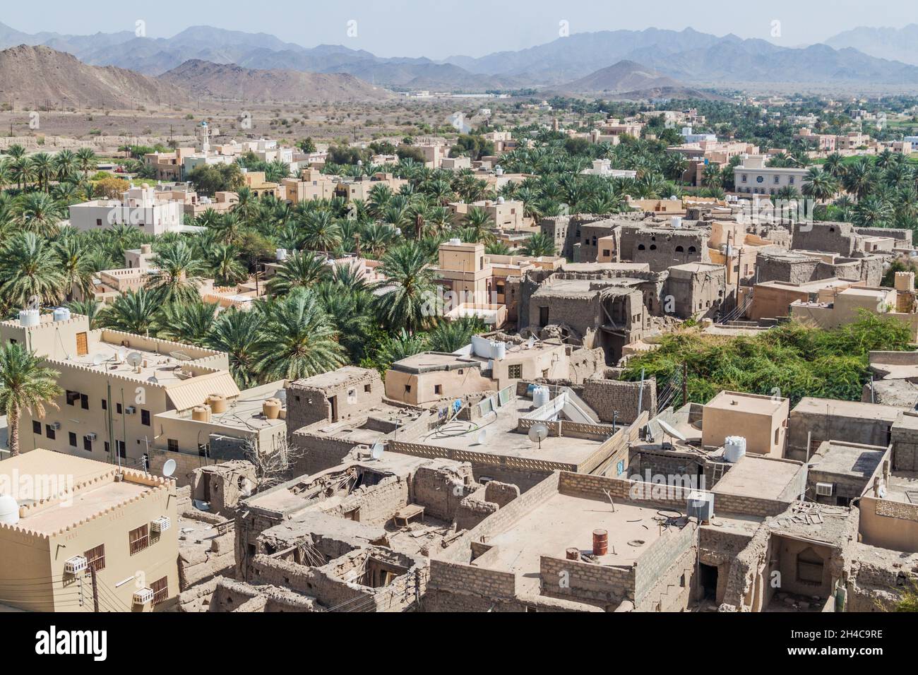 Aerial view of Bahla town, Oman Stock Photo - Alamy