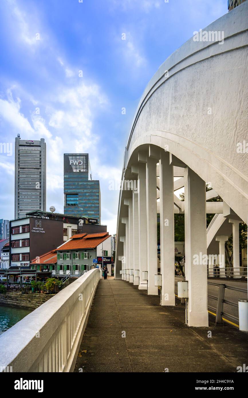 Elgin Bridge is a vehicular box girder bridge across the Singapore ...