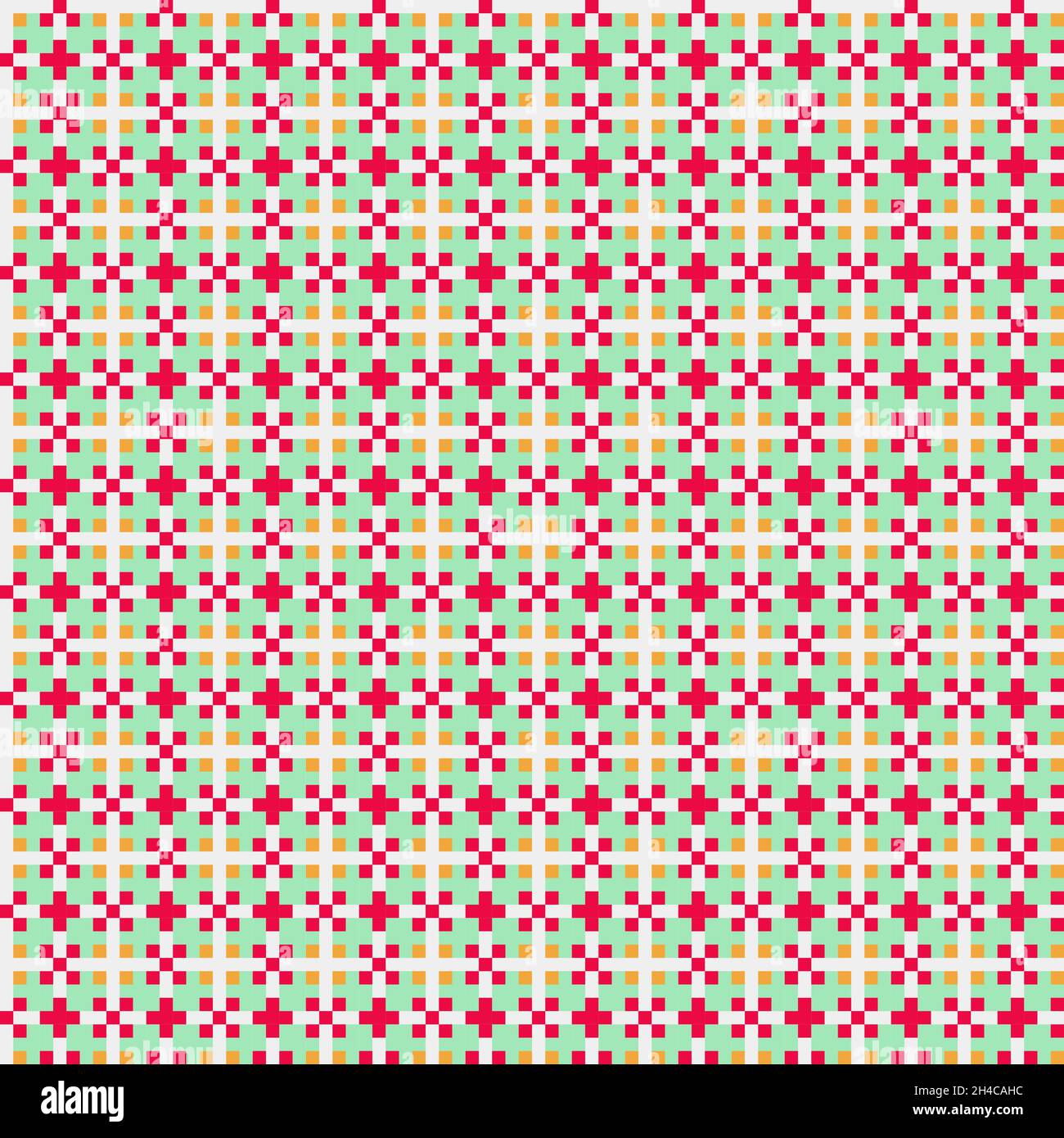 Abstract Cross-Pattern Dotted generative computational art illustration ...
