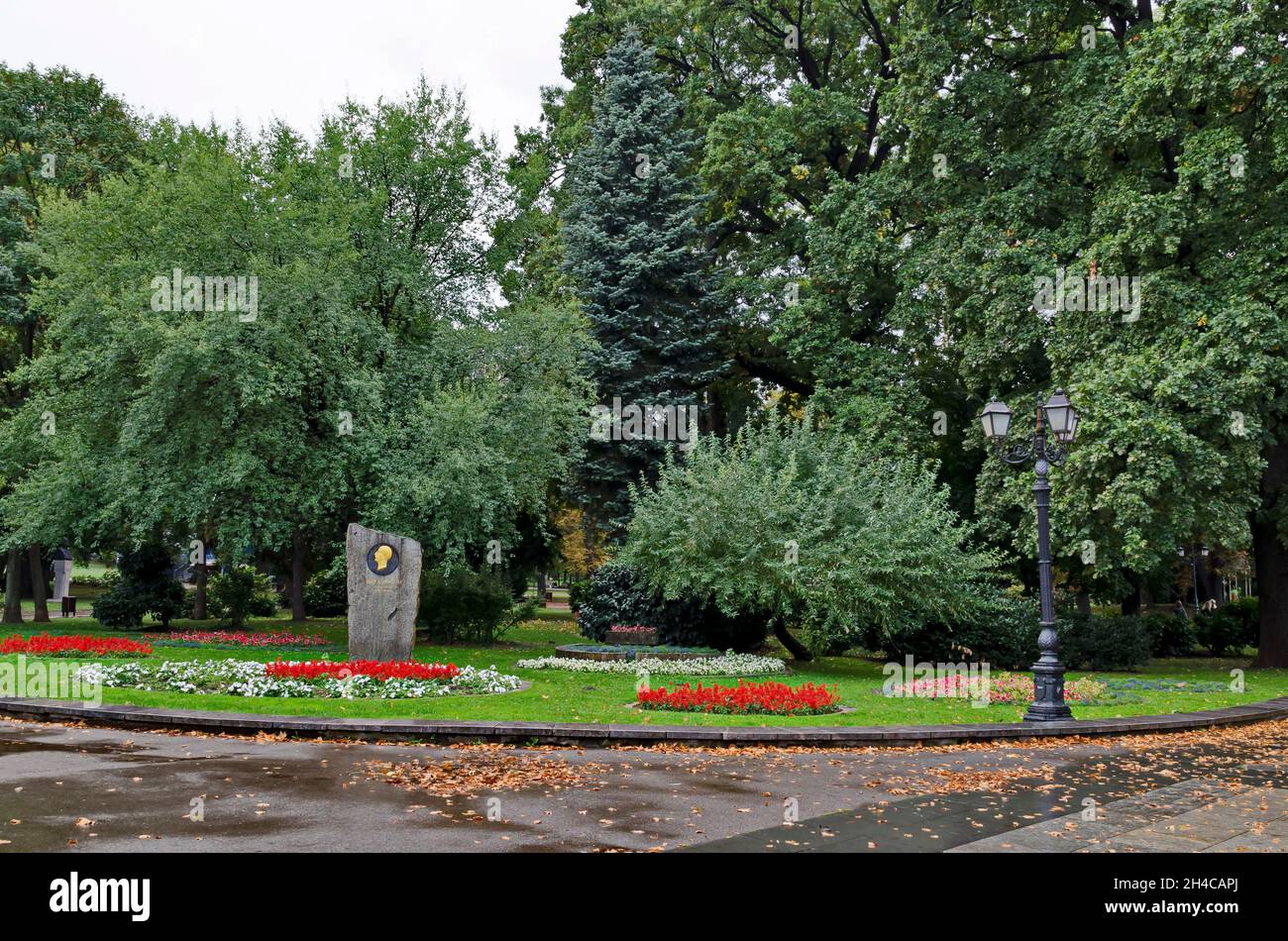 View of the park after heavy rain, Sofia, Bulgaria Stock Photo - Alamy