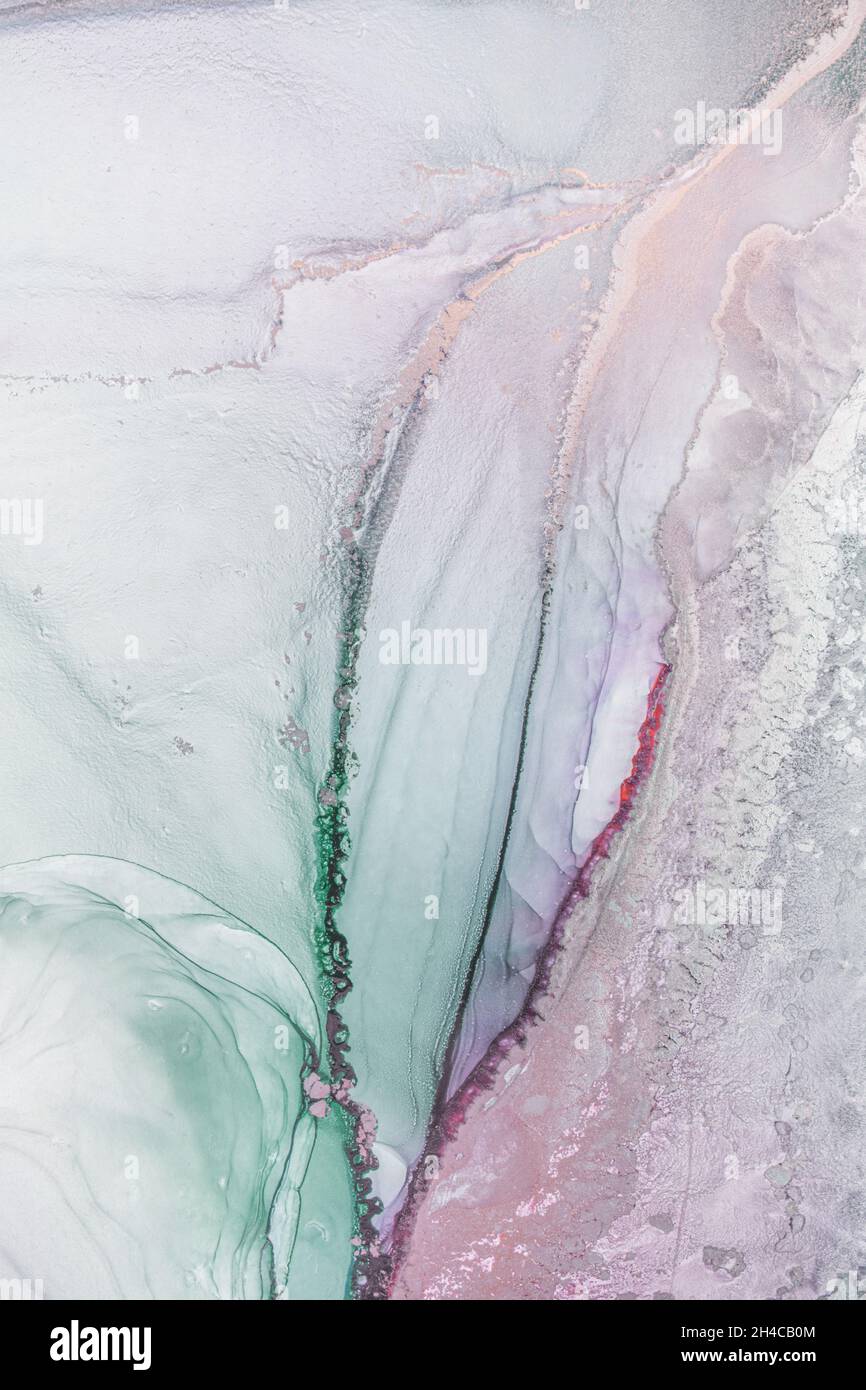 Marble stone glowing golden veins. High resolution. Abstract fluid art ...