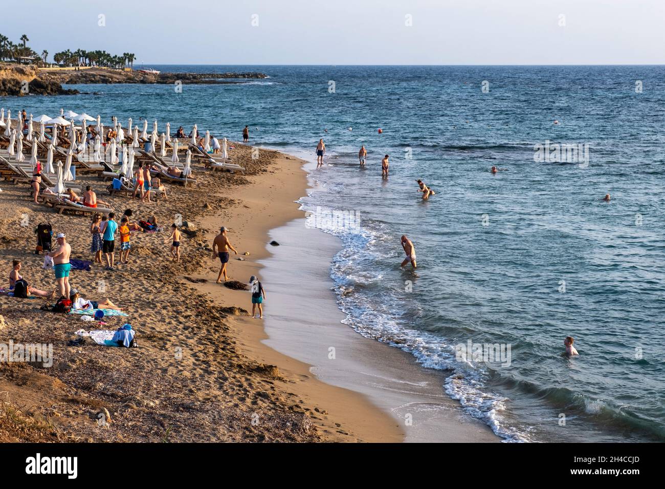 Antasia Beach Club, SODAP beach, Paphos, Cyprus Stock Photo - Alamy