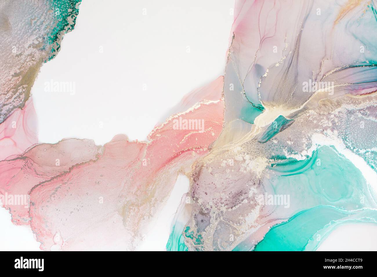 Marble stone glowing golden veins. High resolution. Abstract fluid art ...