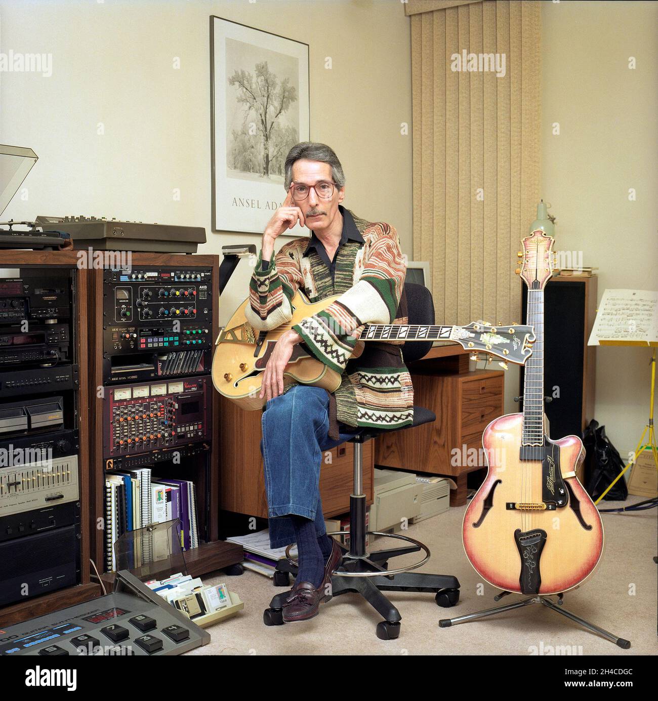 Pat Martino at his home, Philadelphia, PA 1994. (Photo by Takehiko ...