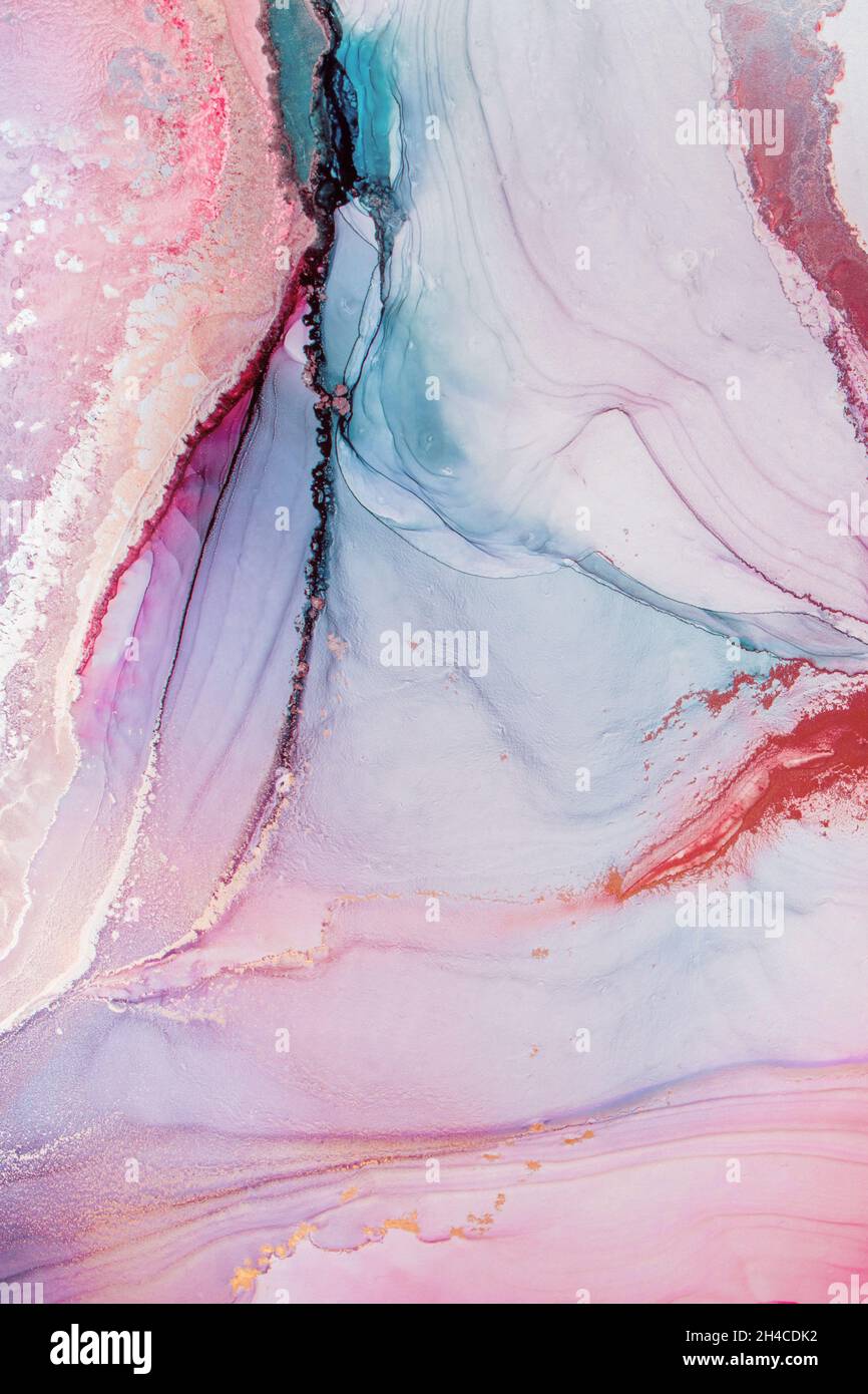 Marble stone glowing golden veins. High resolution. Abstract fluid art ...