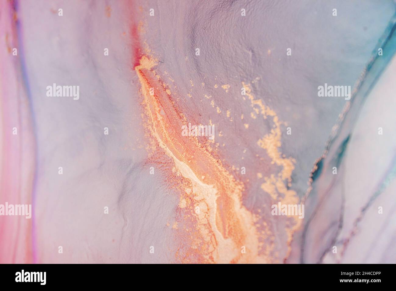 Marble stone glowing golden veins. High resolution. Abstract fluid art ...