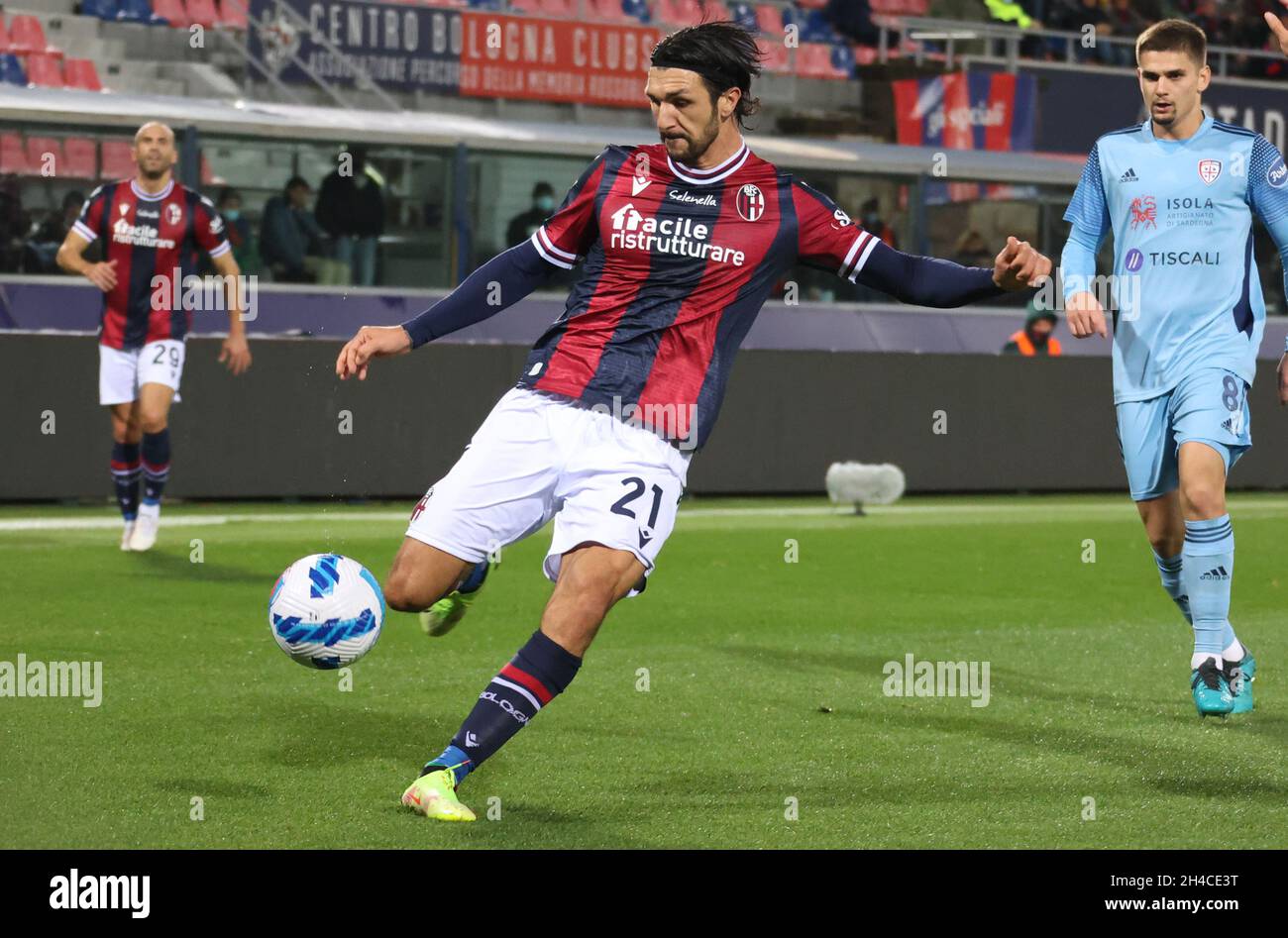 Roberto Soriano (Bologna F.C.) during the Italian Football Championship ...