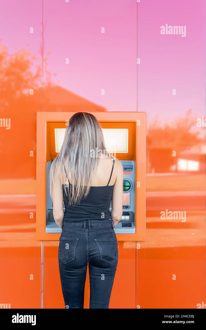 Customer back view hi-res stock photography and images - Alamy