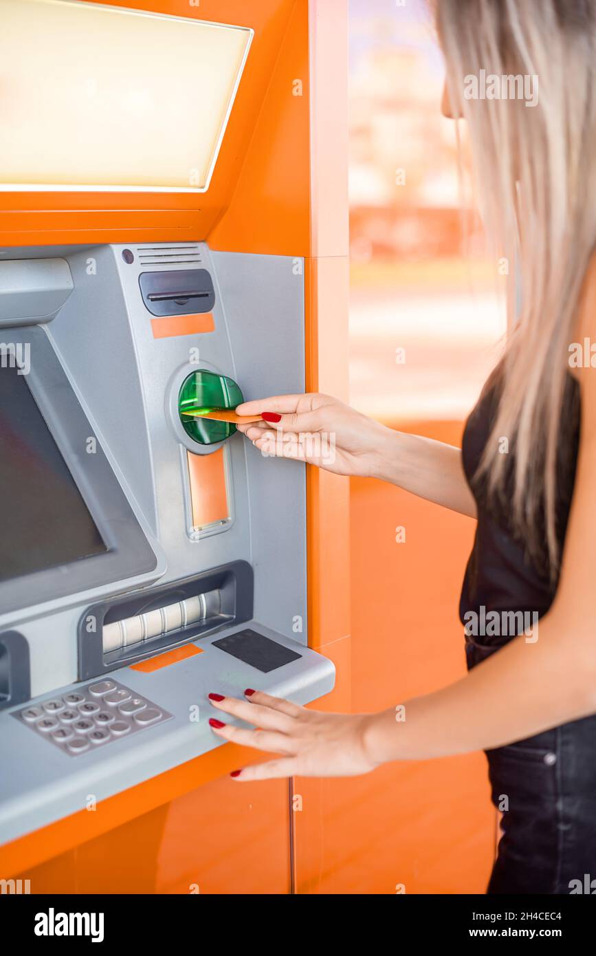 Automatic transfer machine hi-res stock photography and images - Alamy