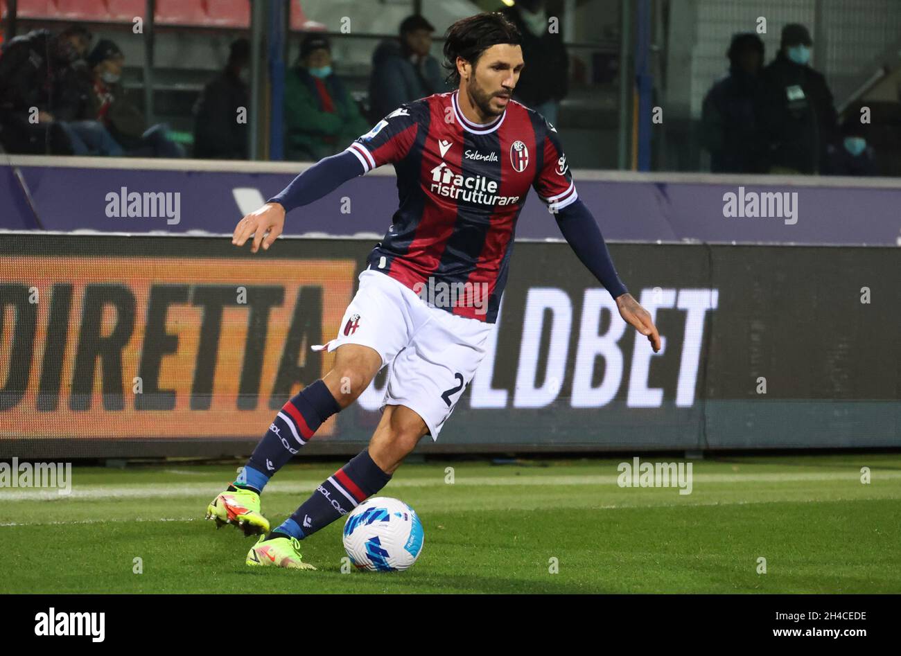 Roberto Soriano (Bologna F.C.) during the Italian Football Championship ...