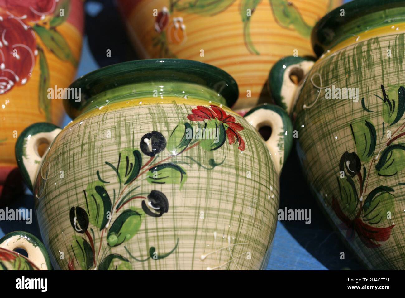 pottery in bormes les mimosas, france, french riviera Stock Photo - Alamy