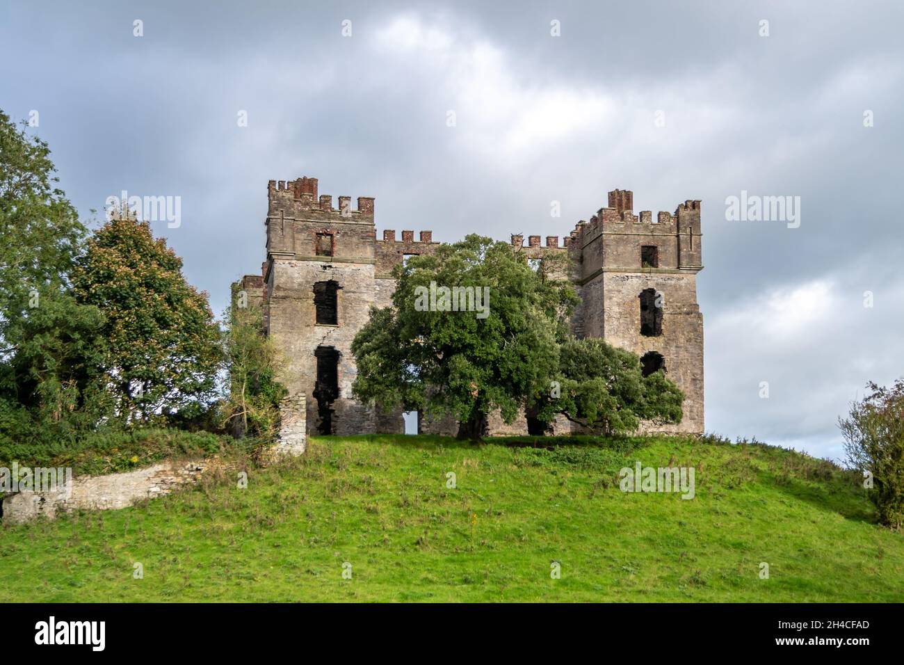 The remains of Raphoe castle in County Donegal - Ireland Stock Photo ...