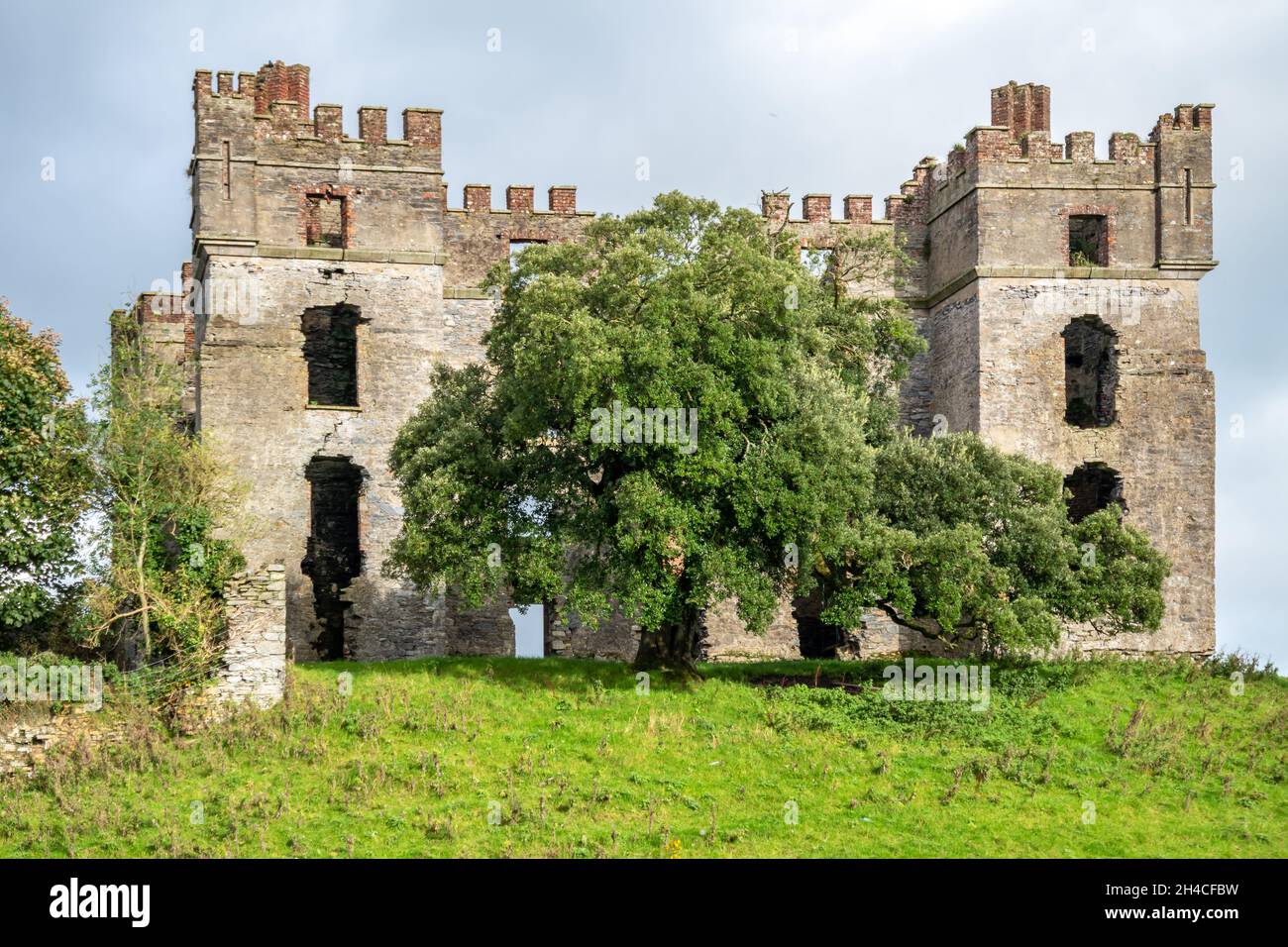 The remains of Raphoe castle in County Donegal - Ireland Stock Photo ...
