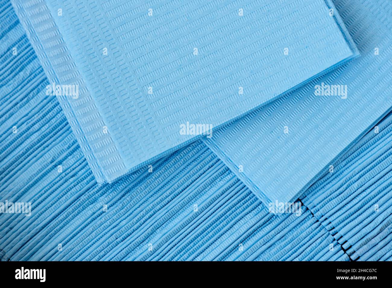 Set of medical disposable wipes, close-up Stock Photo - Alamy