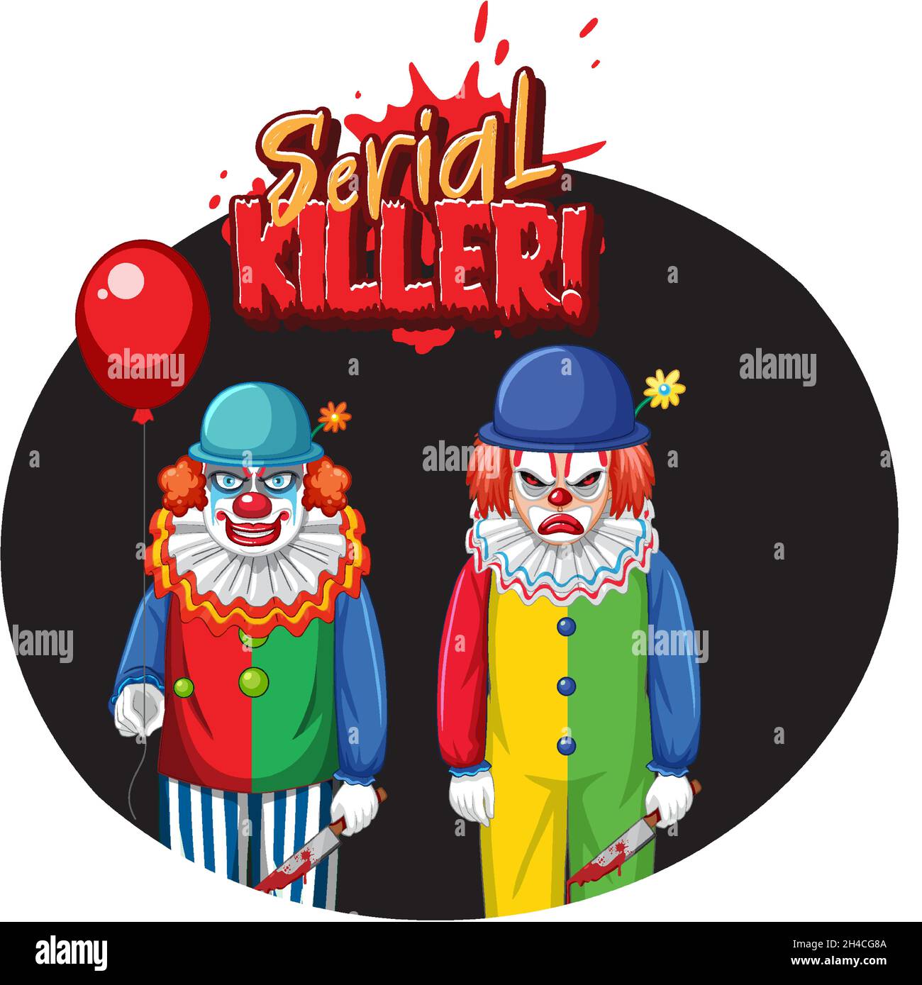Serial killer vector vectors hi-res stock photography and images - Alamy