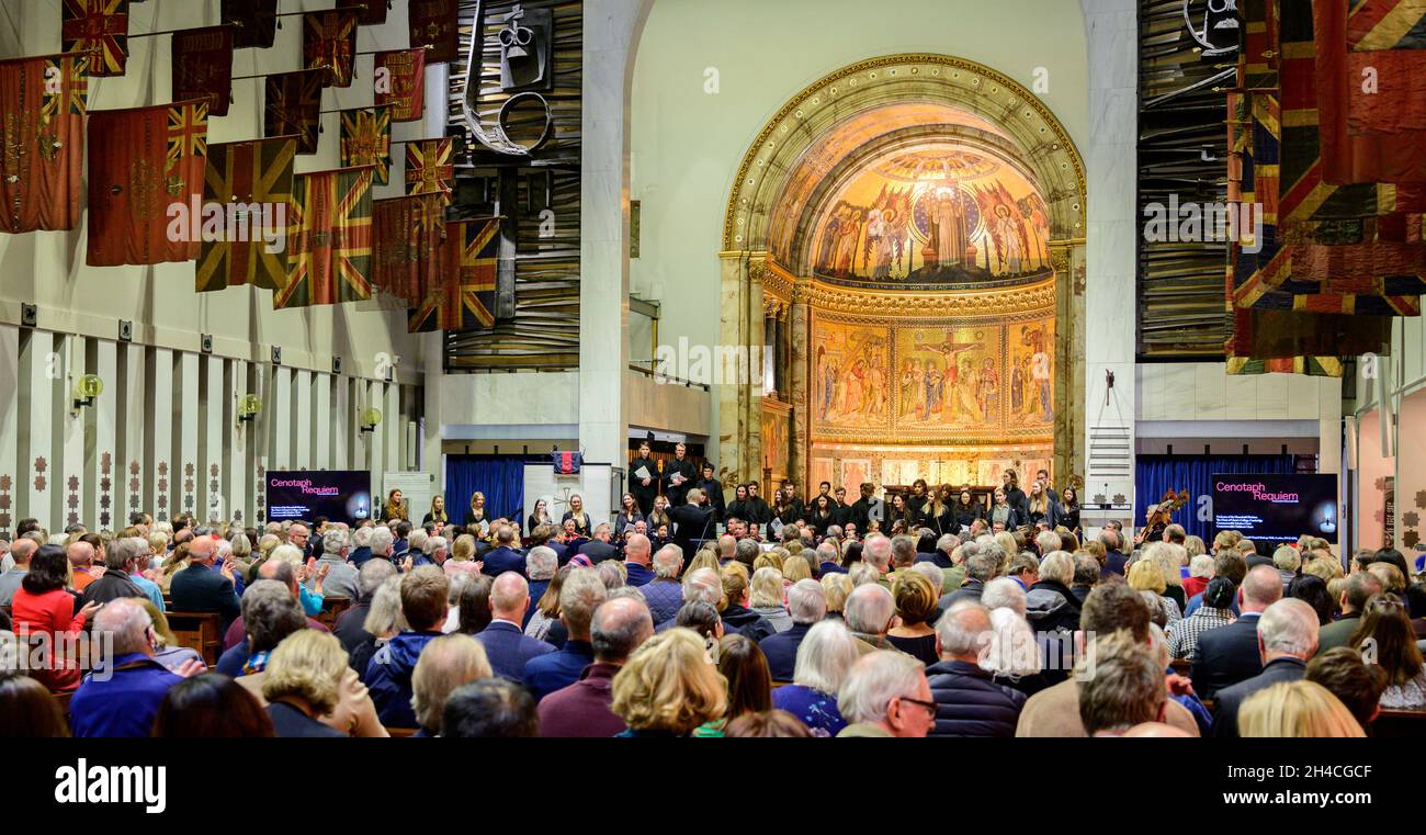 The Guards’ Chapel, Birdcage Walk, London, UK. 1 November 2020. The ...