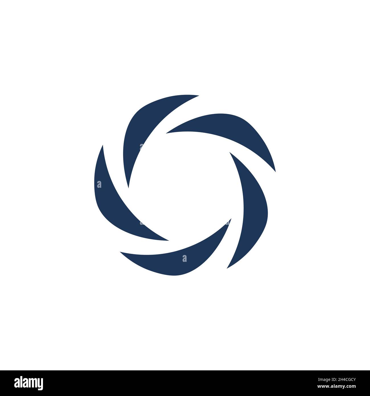 Futuristic windmill logo hi-res stock photography and images - Alamy