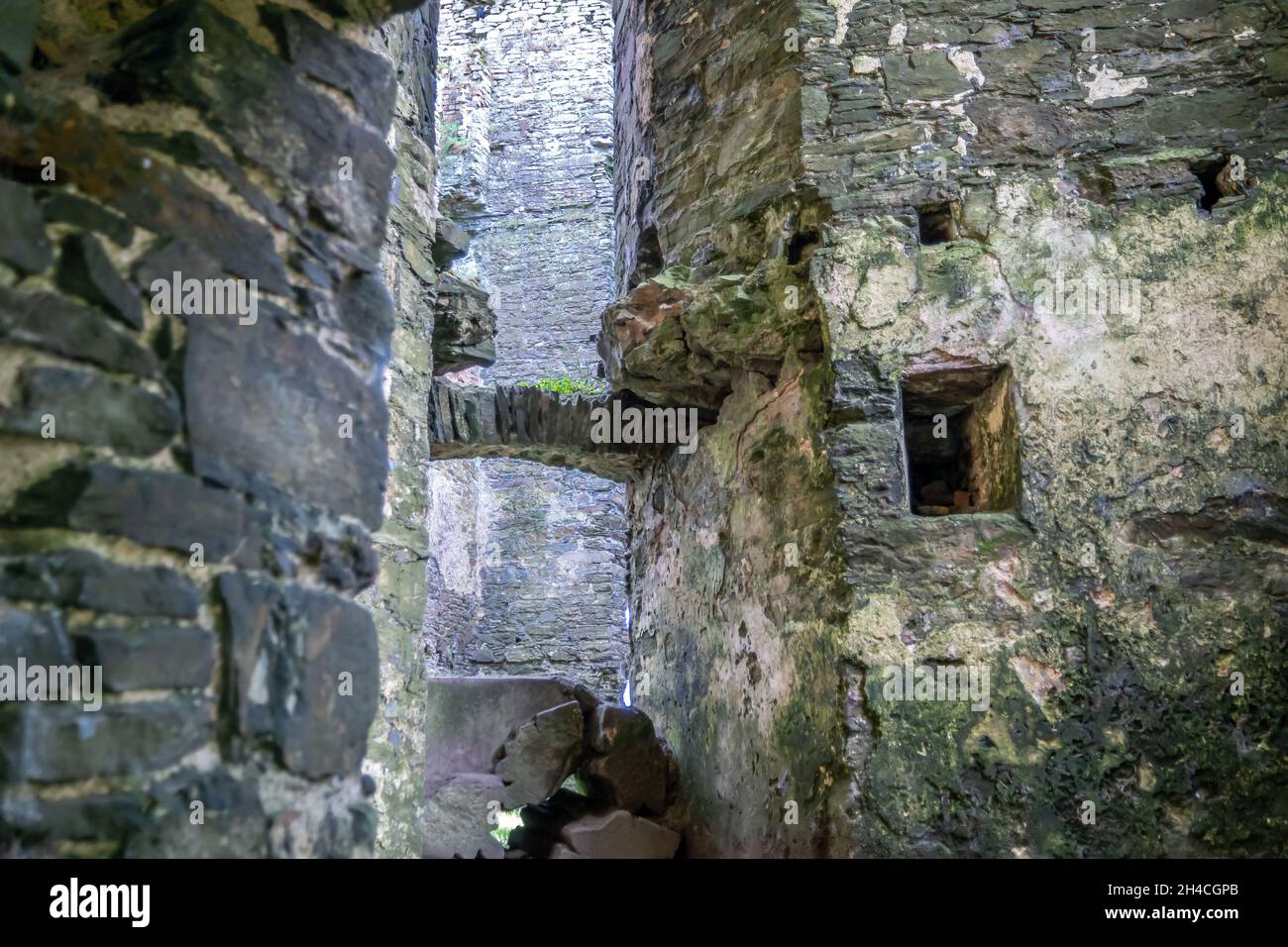 The remains of Raphoe castle in County Donegal - Ireland Stock Photo ...