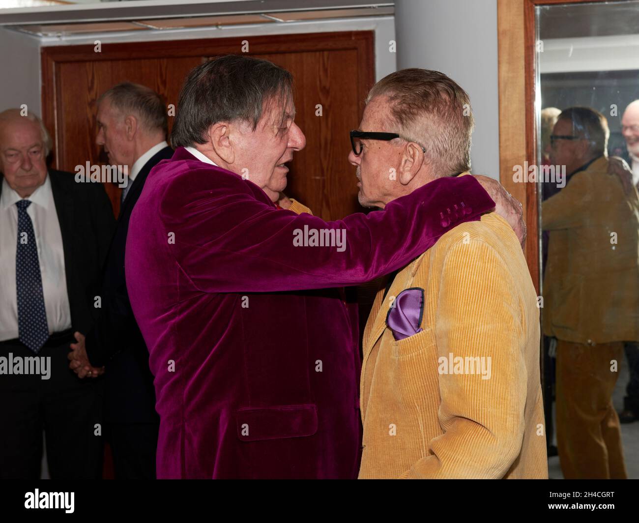 Barry Humphries & Nicky Haslam at the Oldie of the Year Awards 2021 ...
