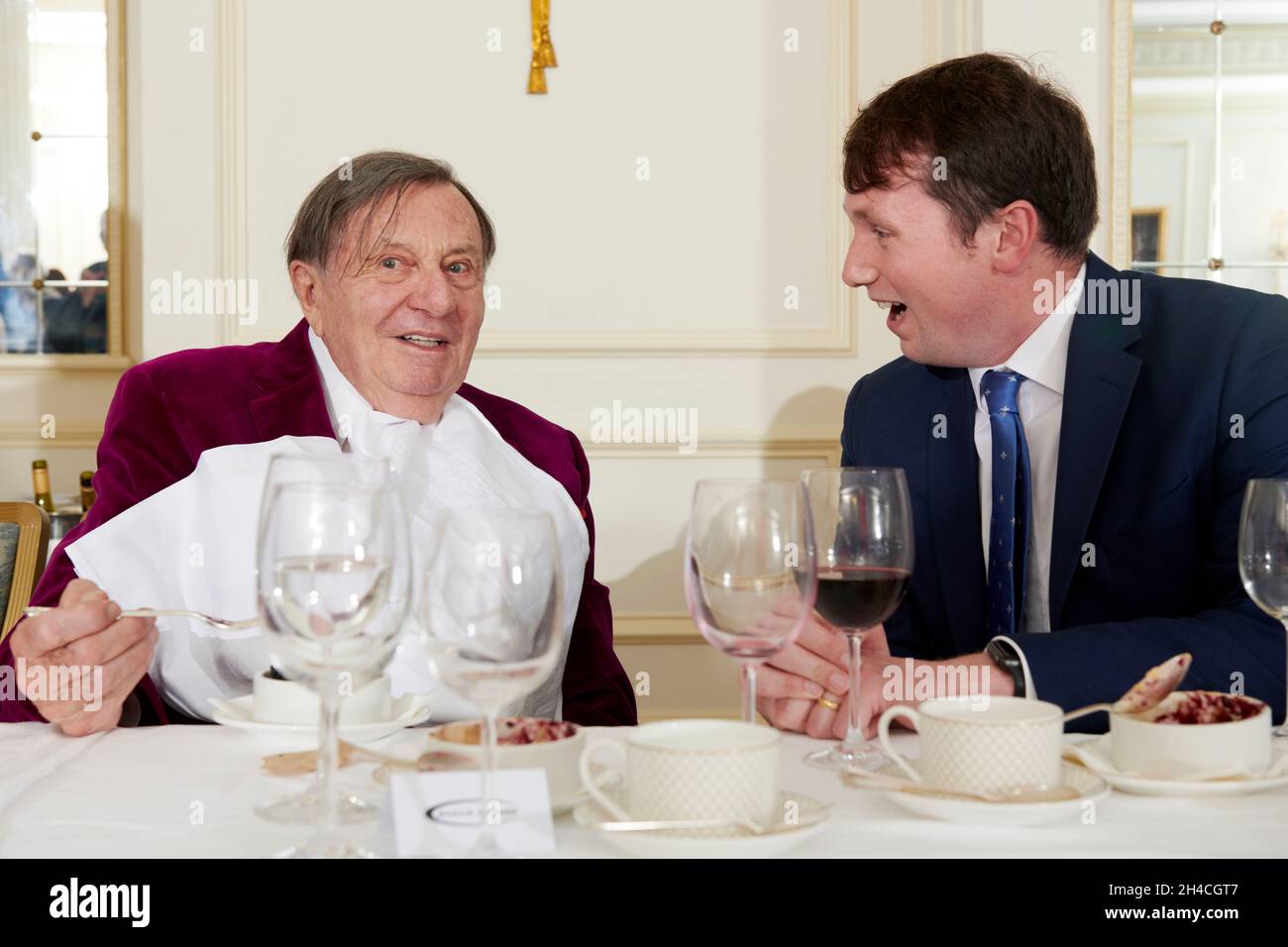 Barry Humphries & Jack Blackburn at the Oldie of the Year Awards 2021 ...