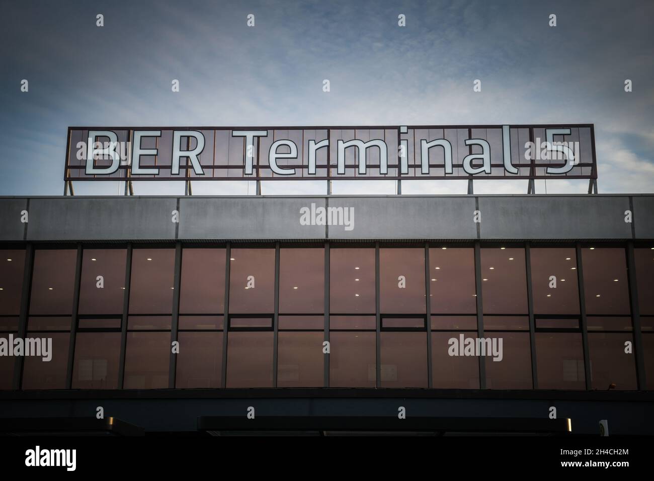 BER Terminal 5, Flughafen, Schönefeld, Brandenburg, Deutschland Stock ...