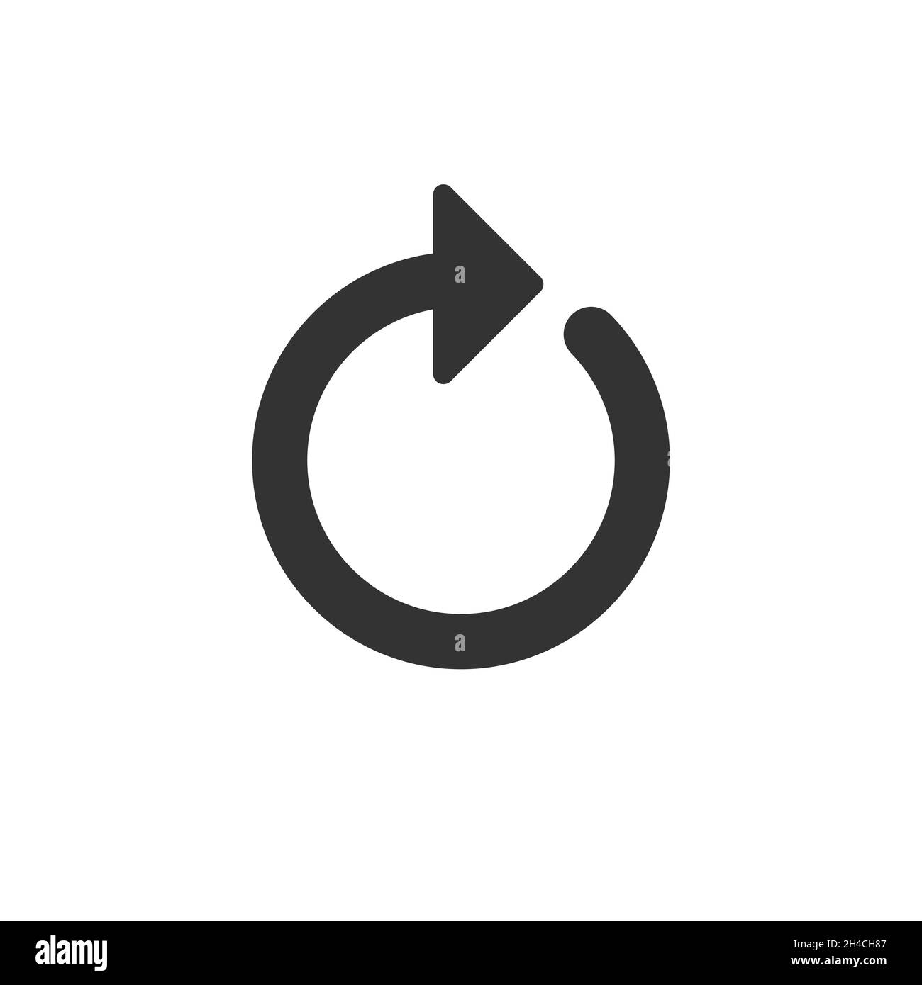 Refresh icon. Backup symbol arrow. Web update sign. Stock Vector ...