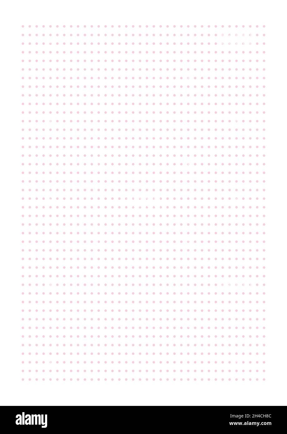Graph paper. Printable dotted grid paper on white background. Geometric abstract dotted ...