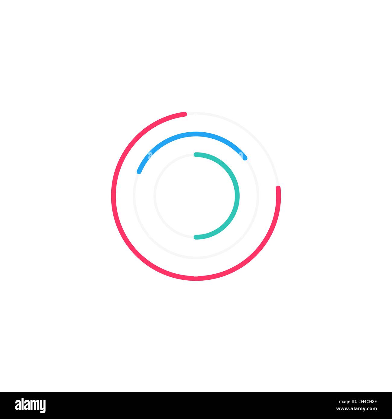 Modern circle infographic 3 options. Design elements. Stock Vector ...