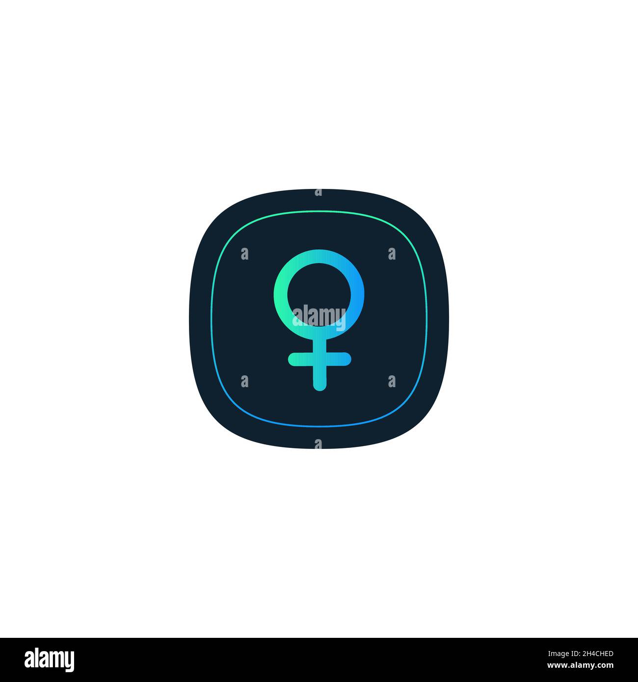 Female icon for app web and presentations. Stock Vector illustration ...