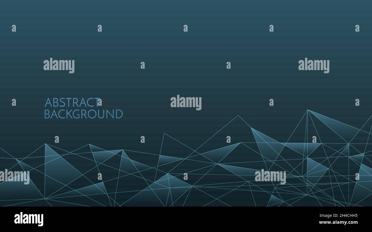 Connection background. Network concept with dots and lines. Vector ...