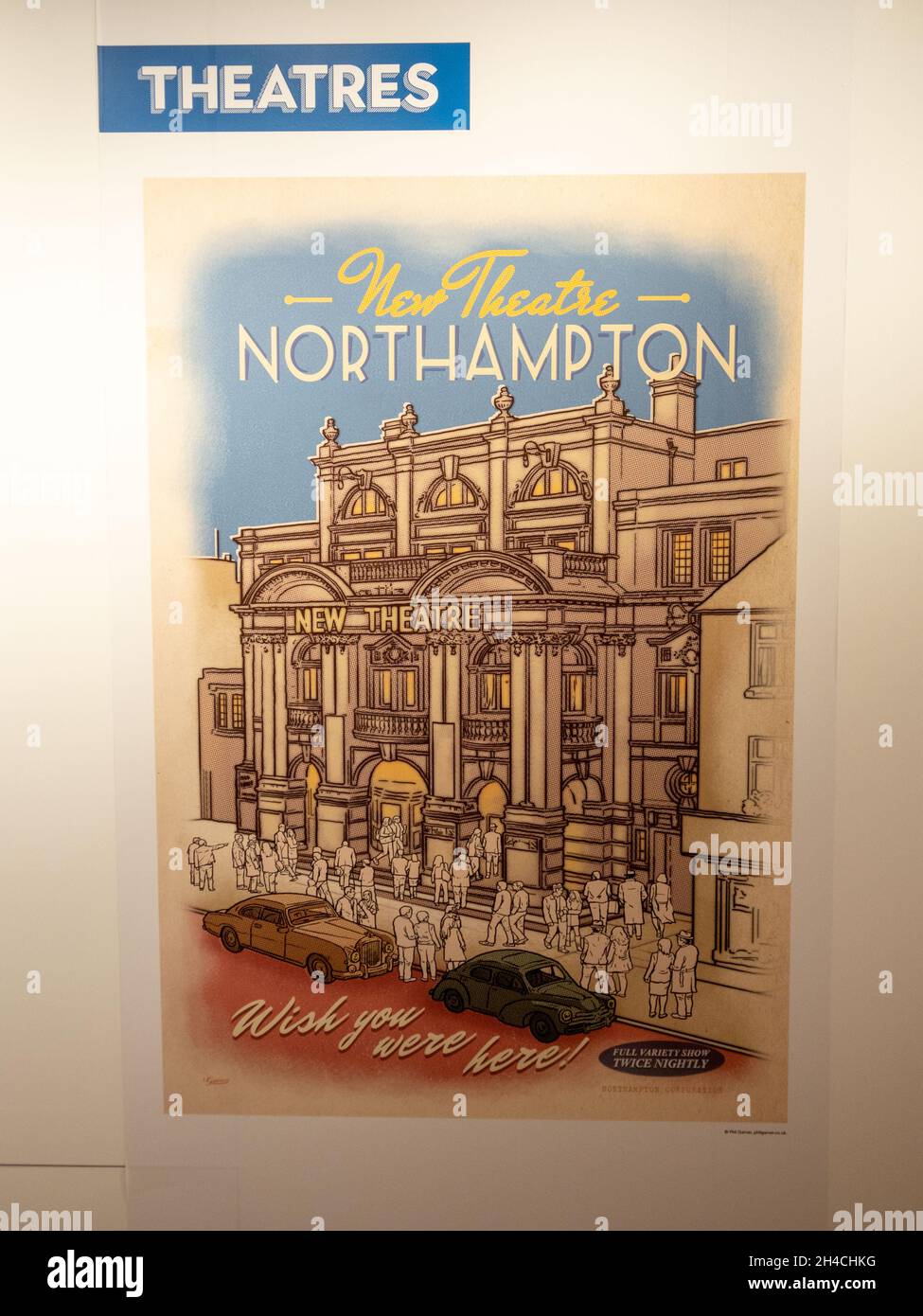 New Theatre poster, part of the "We Are Northampton"exhibition ...