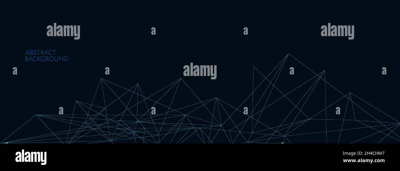 Connection background. Network concept with dots and lines. Vector ...