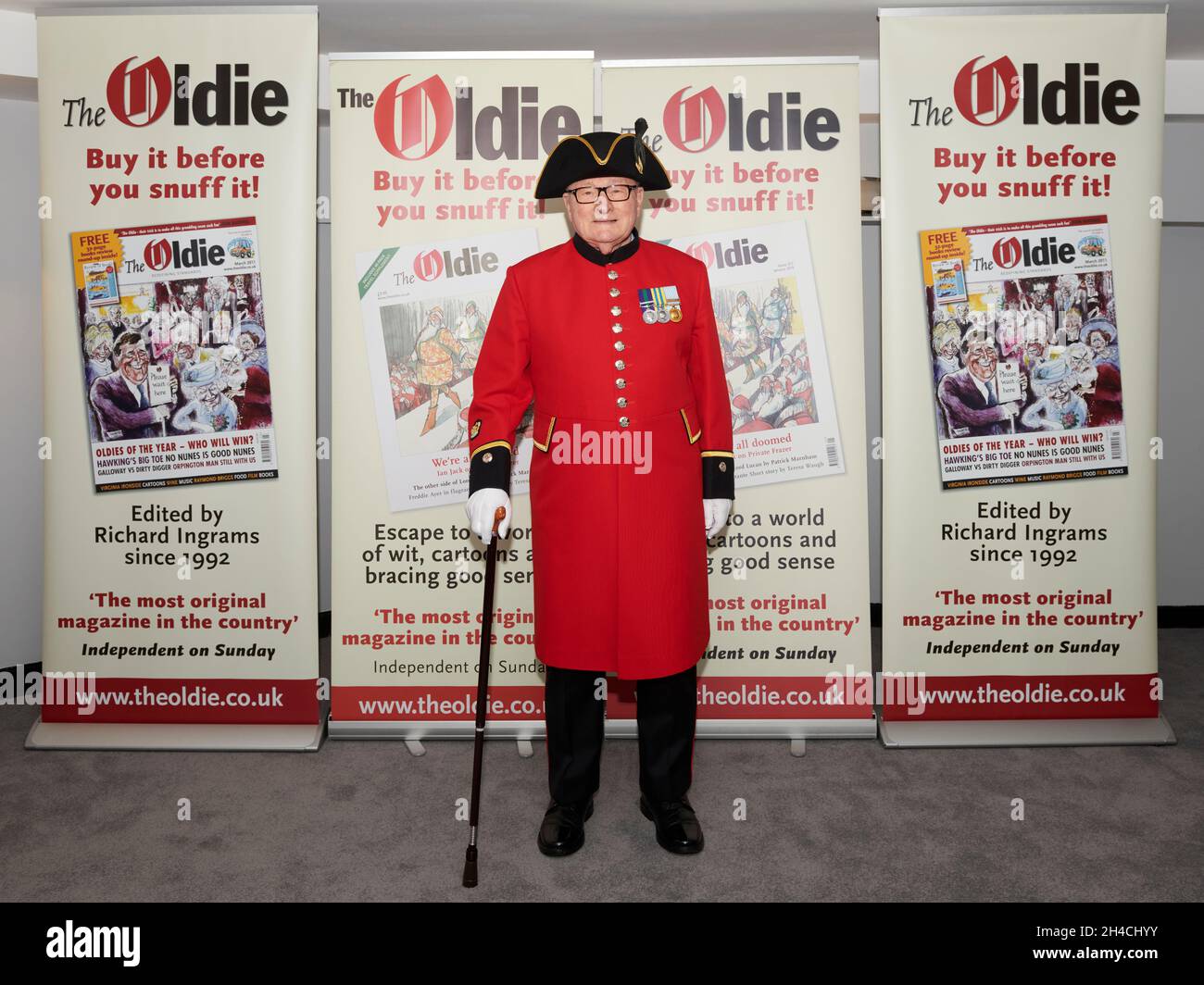 Colin Thackery at the Oldie of the Year Awards 2021 Stock Photo - Alamy