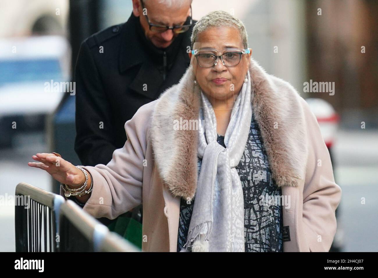 Mina Smallman, the mother of Nicole Smallman and Bibaa Henry, arrives ...