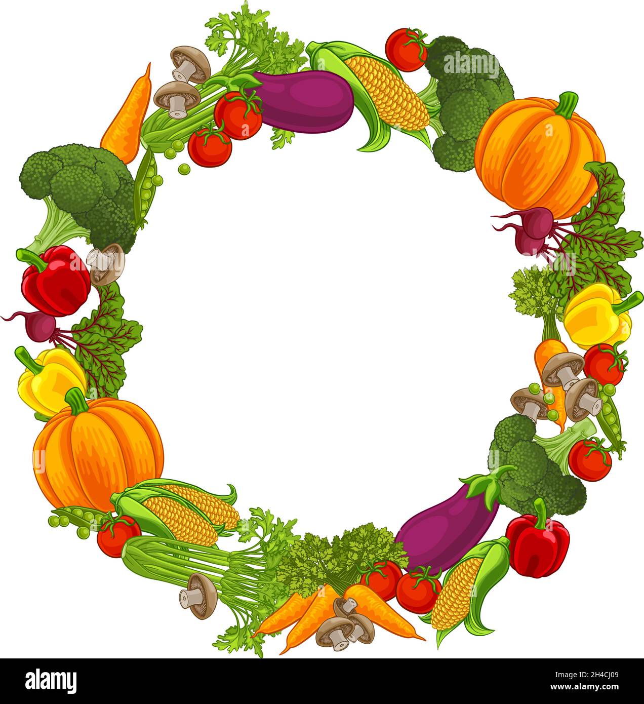Fruits And Vegetables Clip Art Border