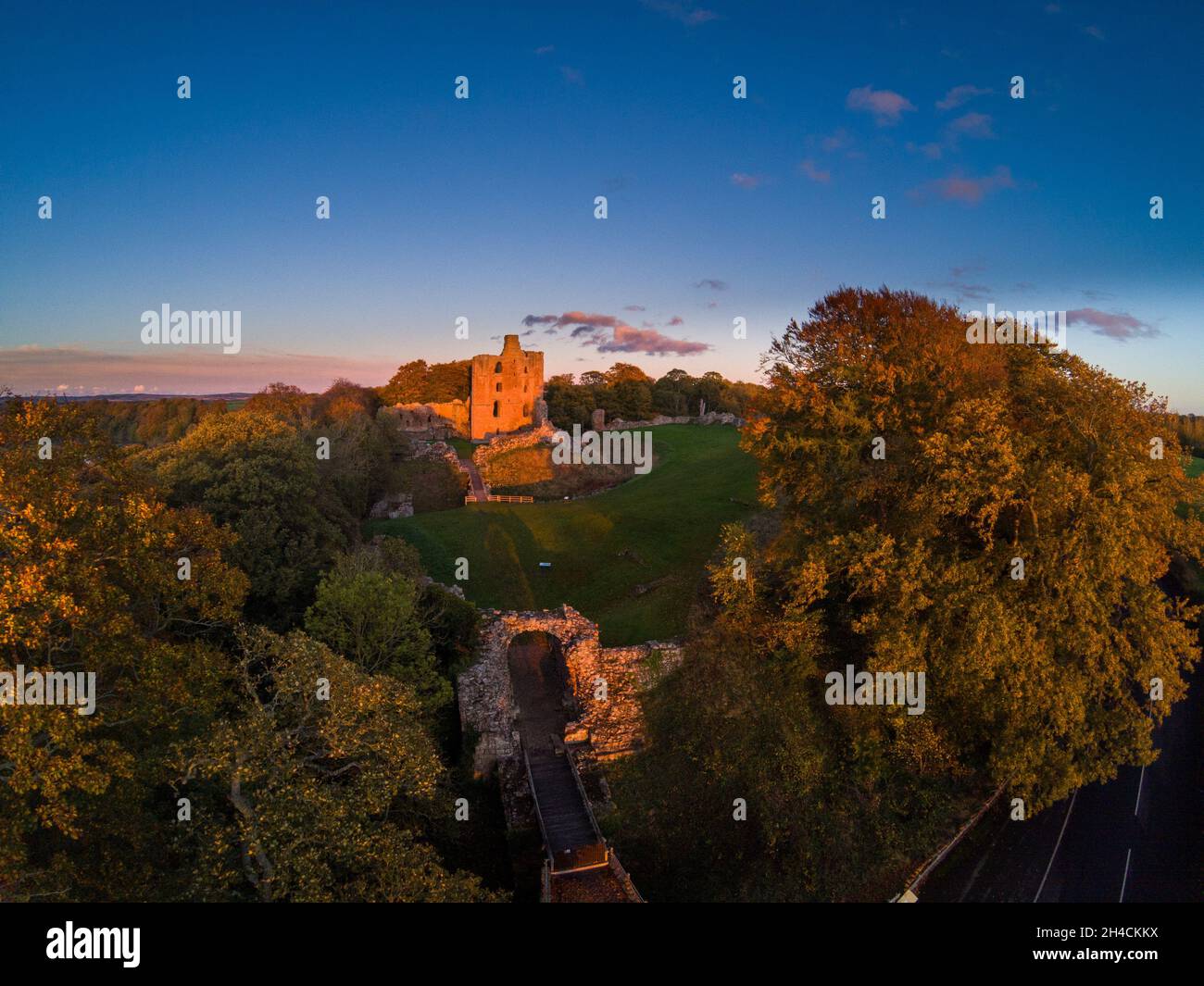 Norham Castle one of the most important of the Border castles was built ...